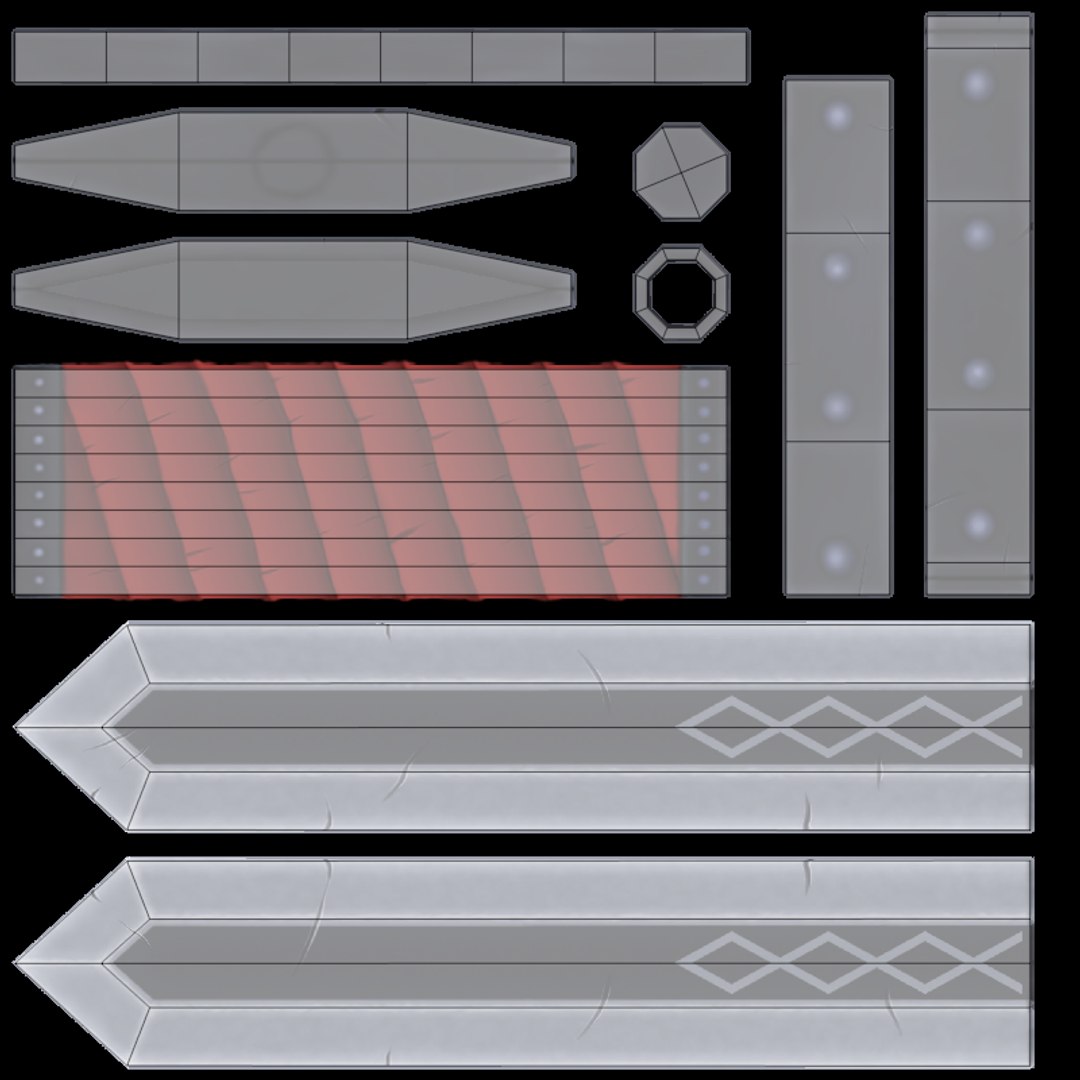 Stylized Fantasy Greatsword 3D Model - TurboSquid 1758489