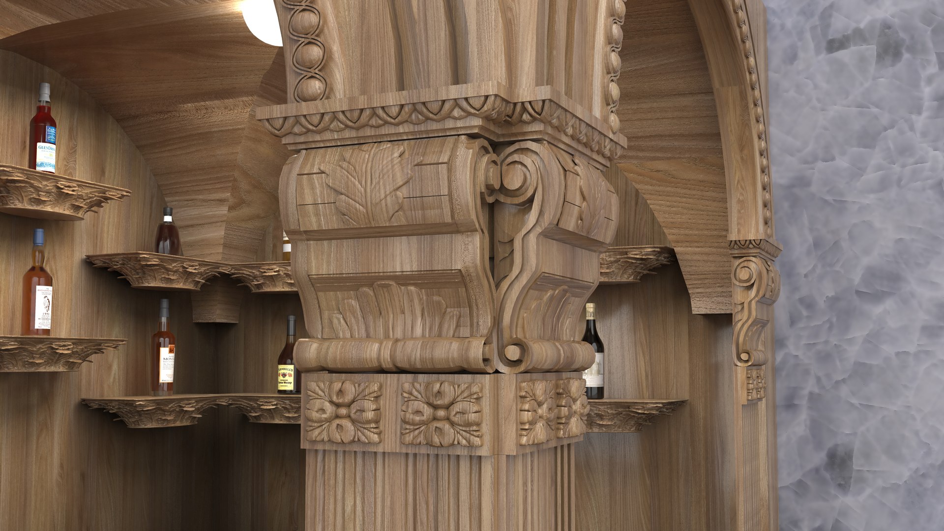 3D Home Bar 8K - TurboSquid 2241118