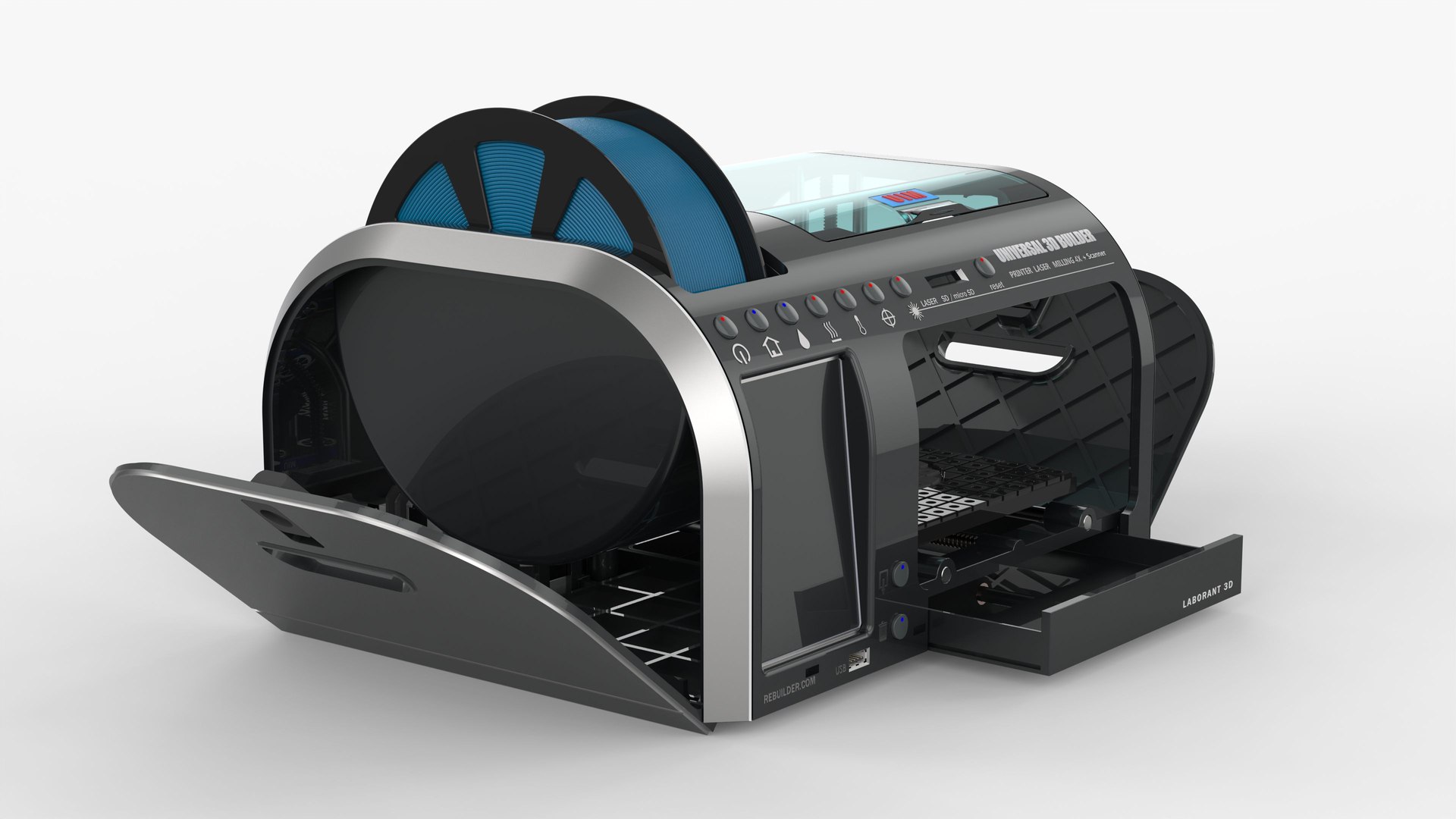 3D Printer Structure Model 3D - TurboSquid 1960120