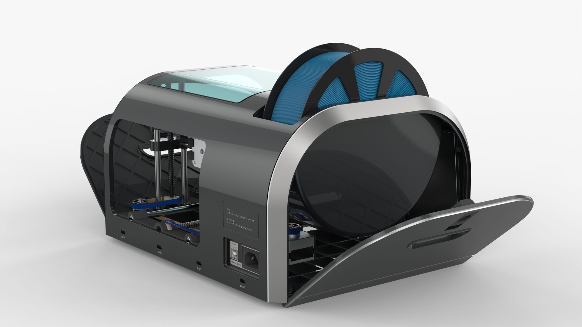 3d Printer Structure Model 3d Turbosquid 1960120