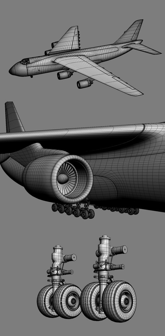 Antonov An-124 3d Max