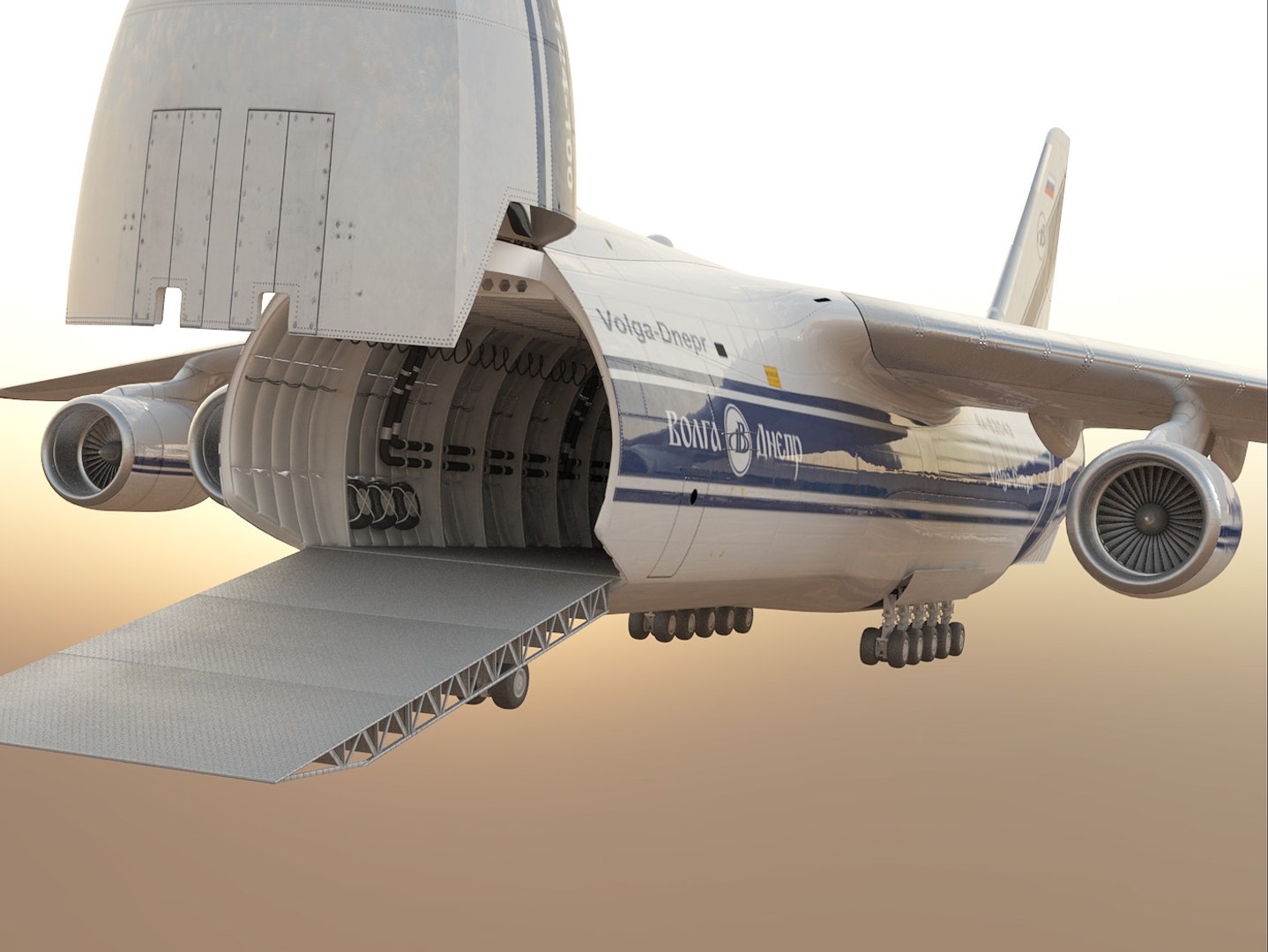 Antonov An-124 3d Max