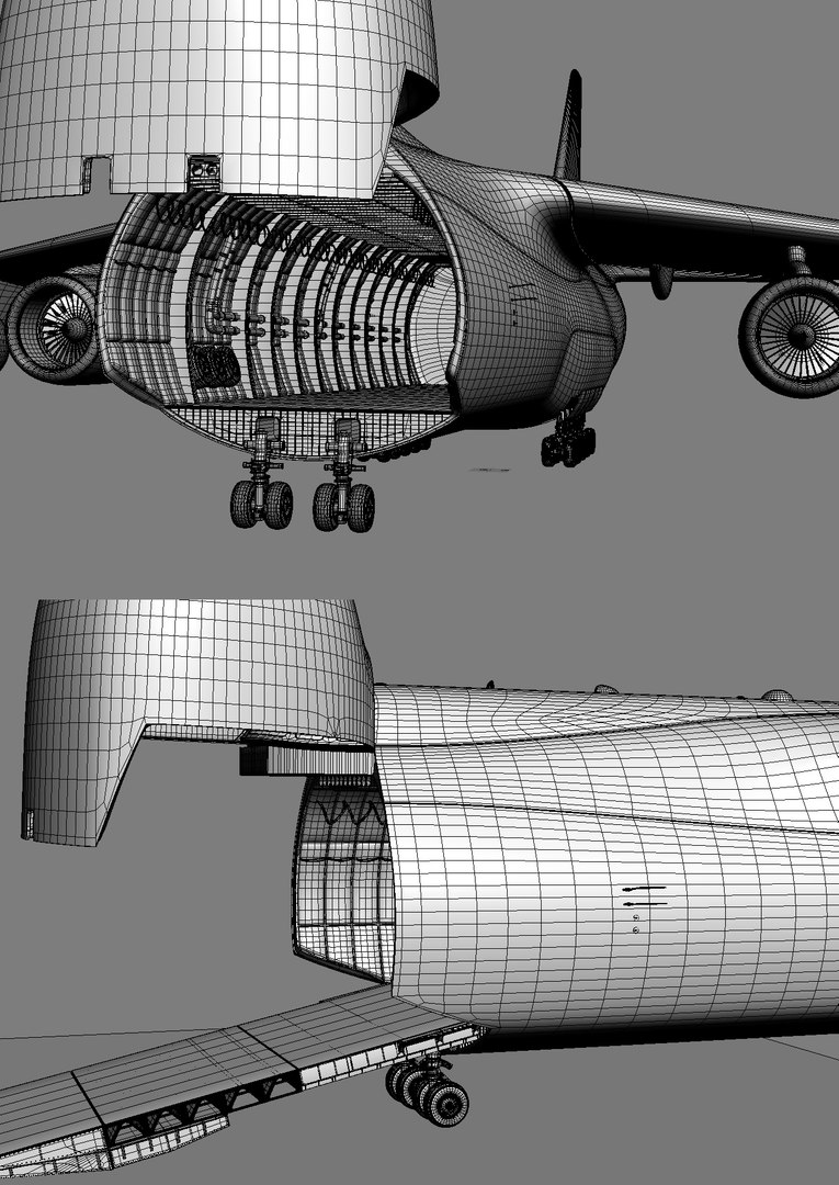 Antonov An-124 3d Max