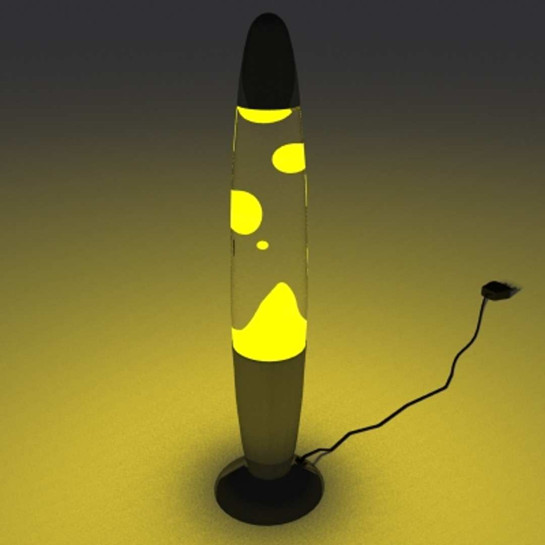 lava lamp 3d model