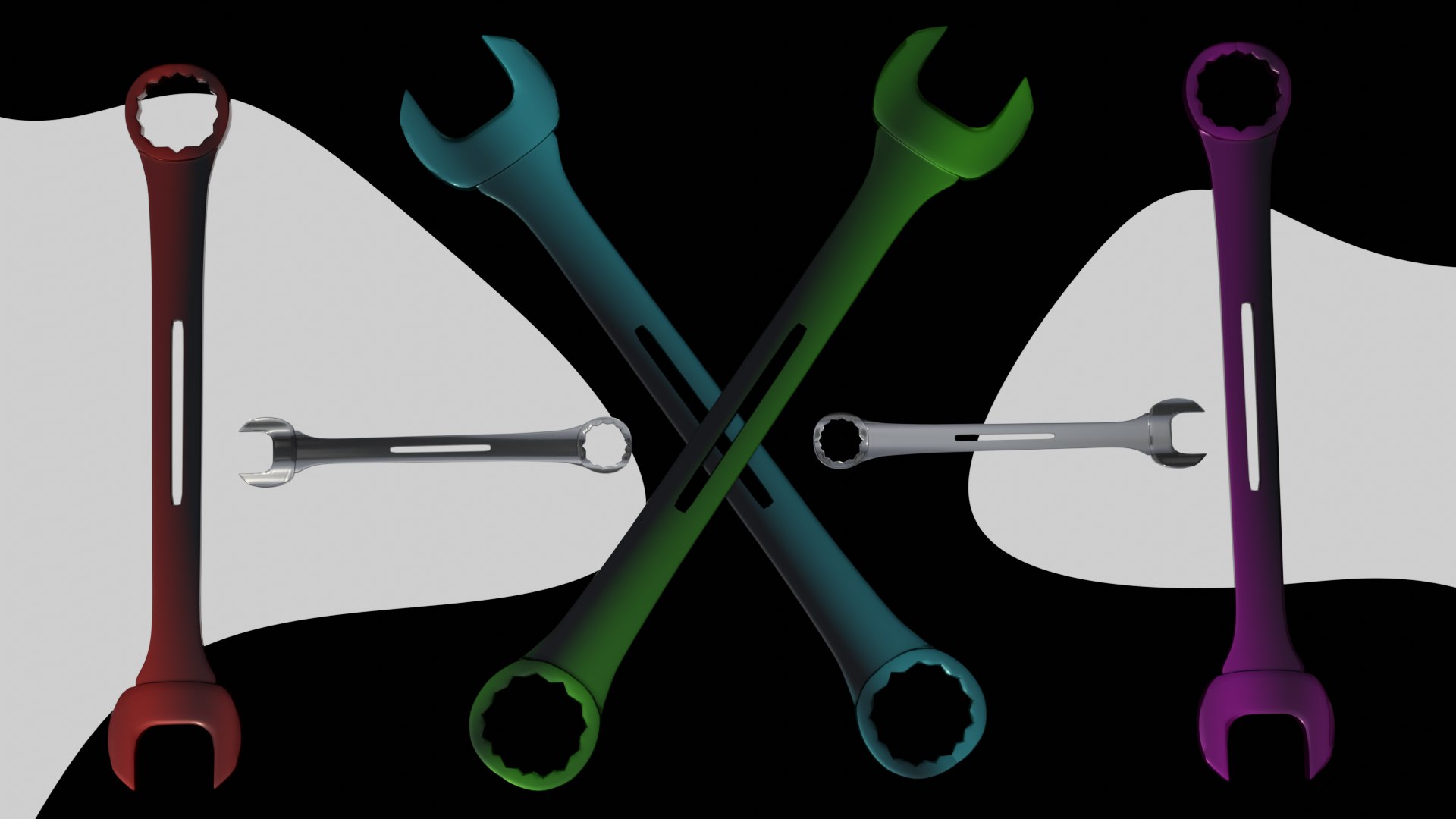 Cool Looking Wrench 3D Model - TurboSquid 2165864