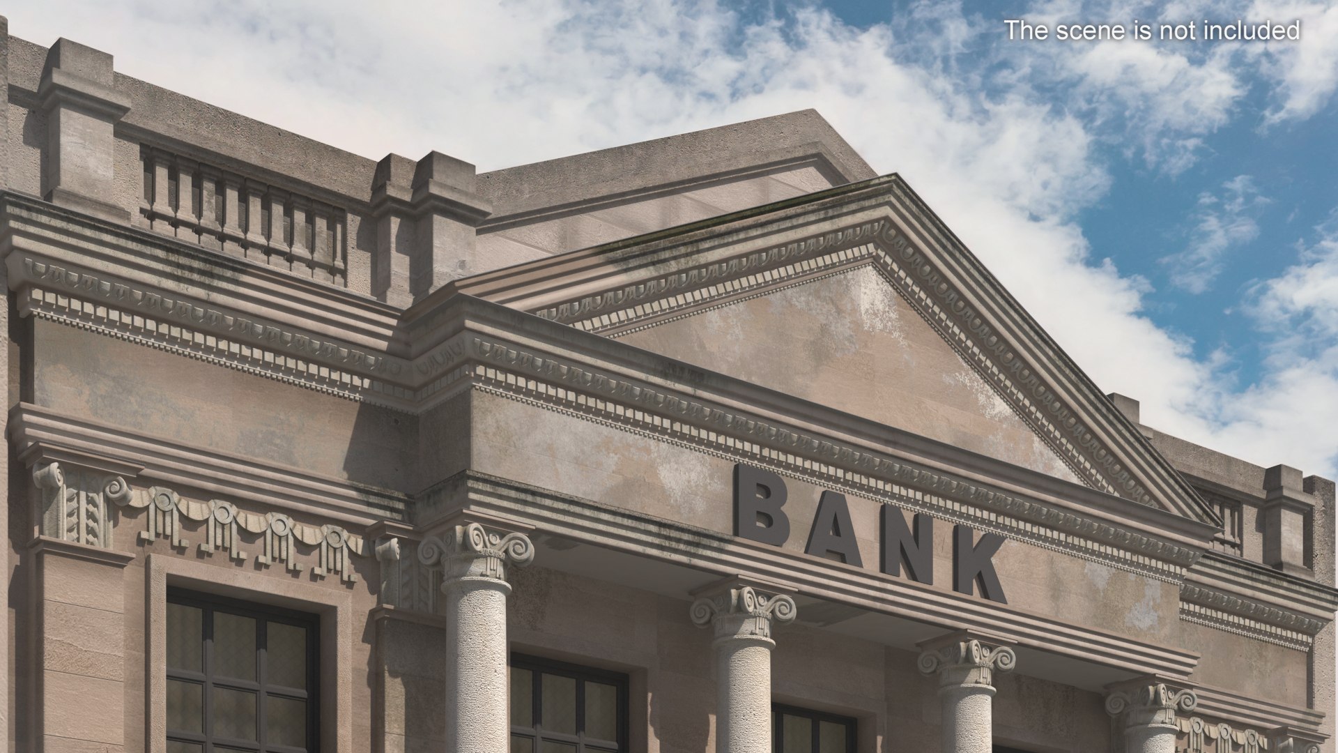 Classic Bank Building 3D Model - TurboSquid 2324021