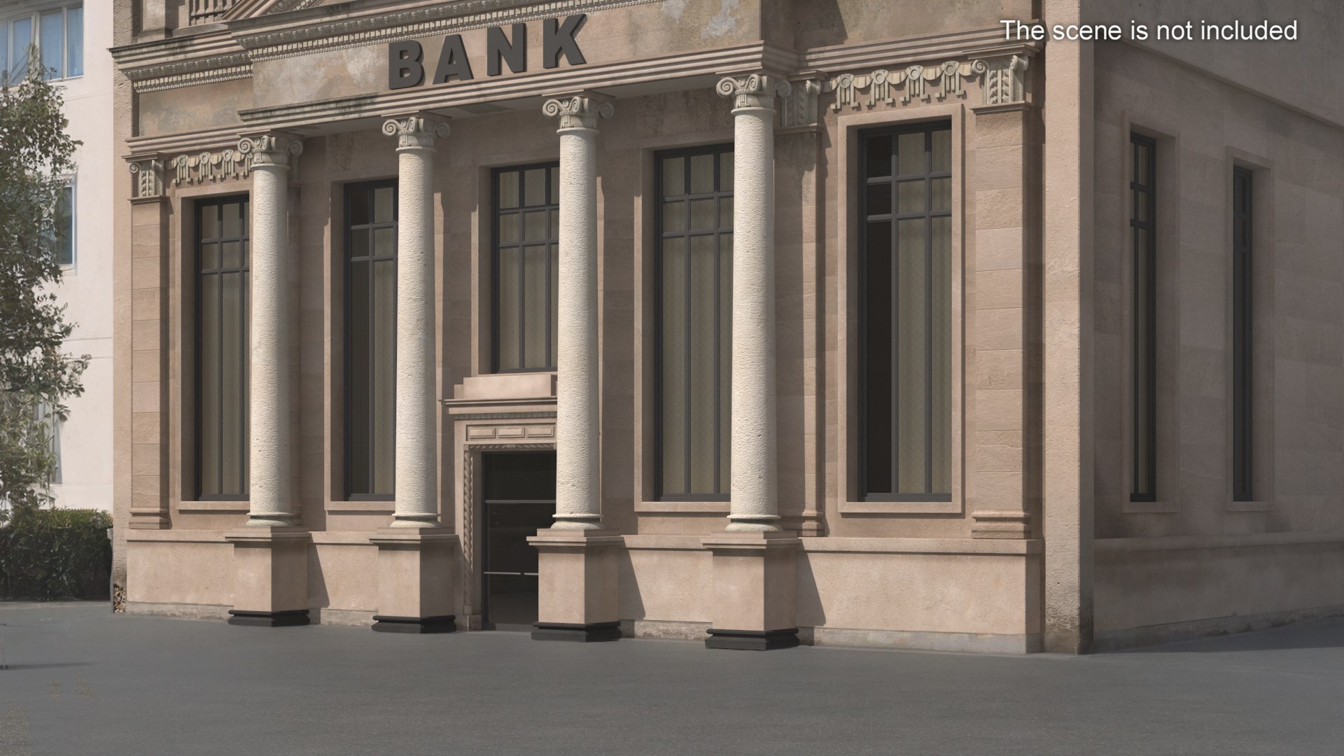 Classic Bank Building 3D Model - TurboSquid 2324021