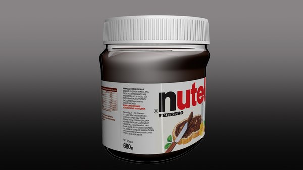 3D nutella ferrero - TurboSquid 1540775