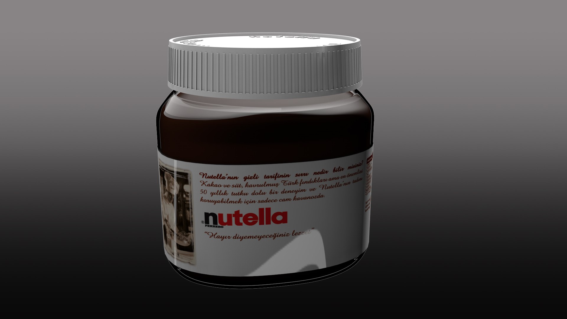 3D Nutella Ferrero - TurboSquid 1540775