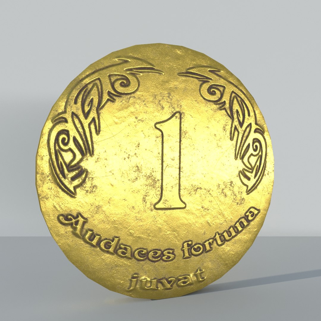 3D model old gold coin - TurboSquid 1449240