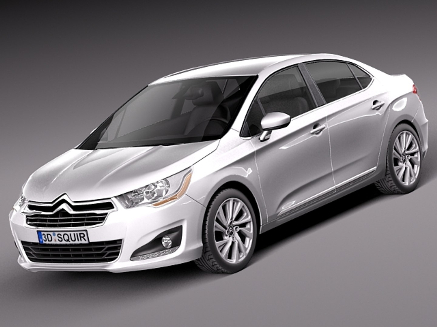 3d Max Citroen C4 Sedan 2014