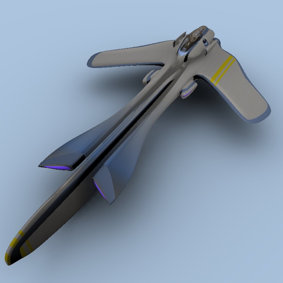 Light Interceptor R - 3d Model