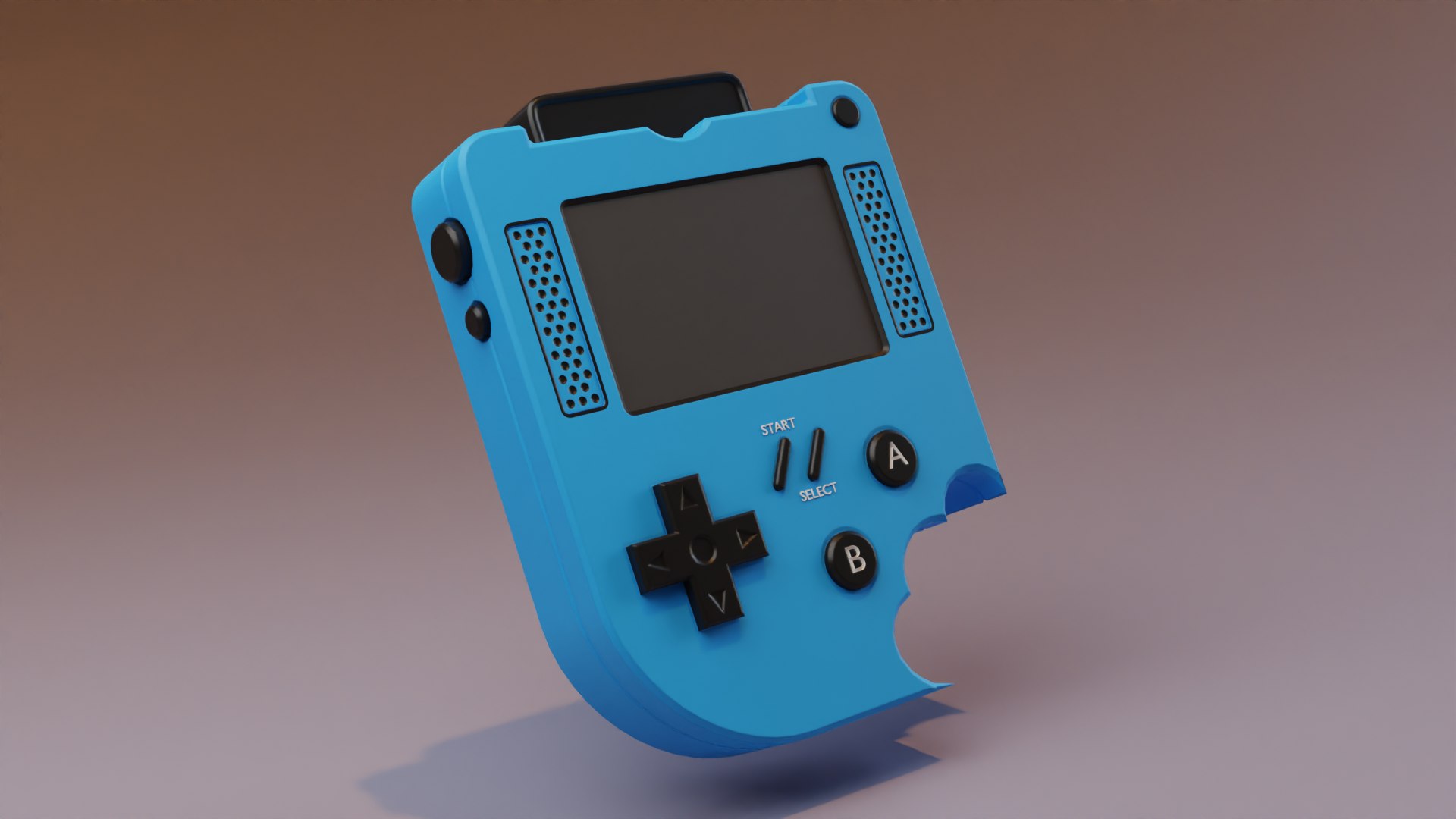 Custom Game Boy Console 3D Model Model - TurboSquid 2126192