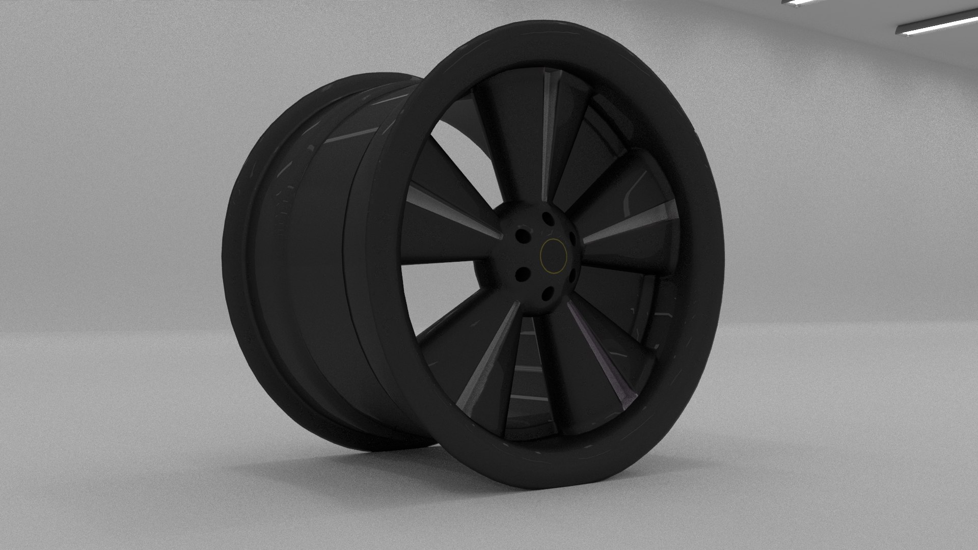 3d 3ds vehicle rims modeled