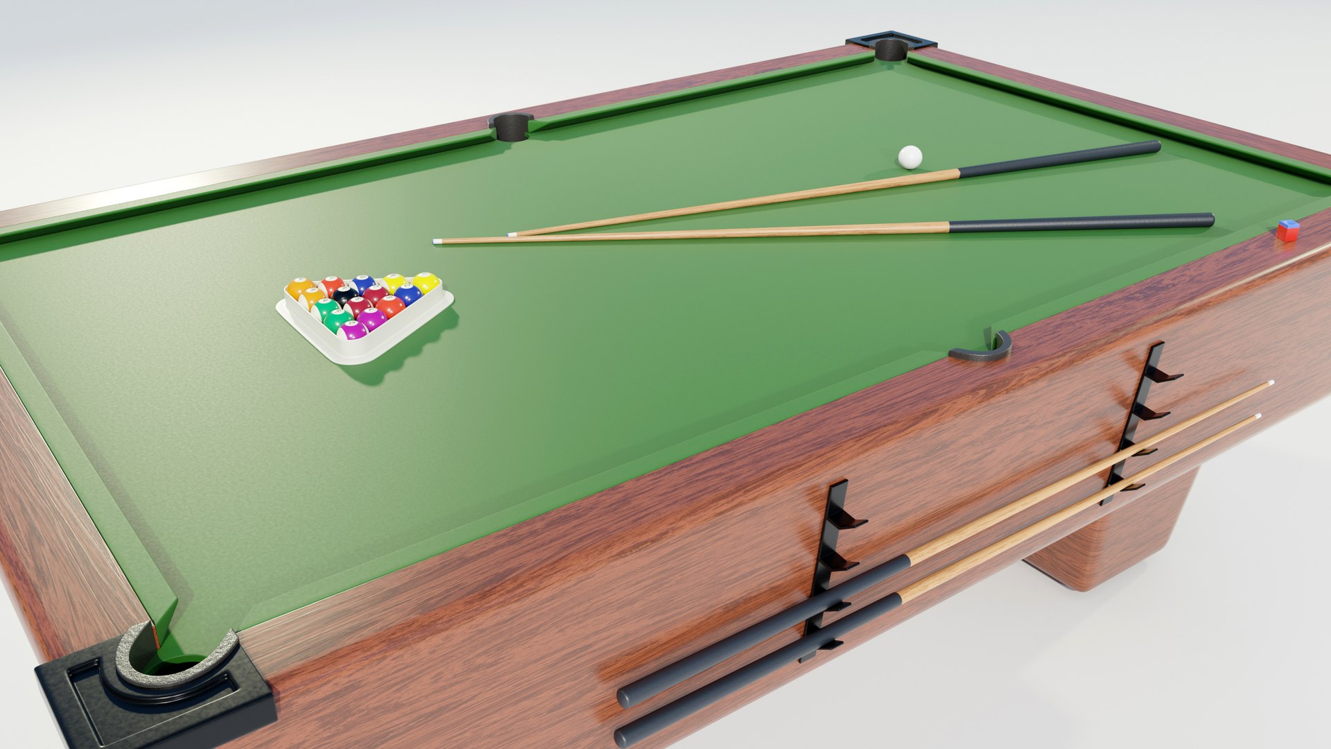 3D Pool Table - TurboSquid 1496652