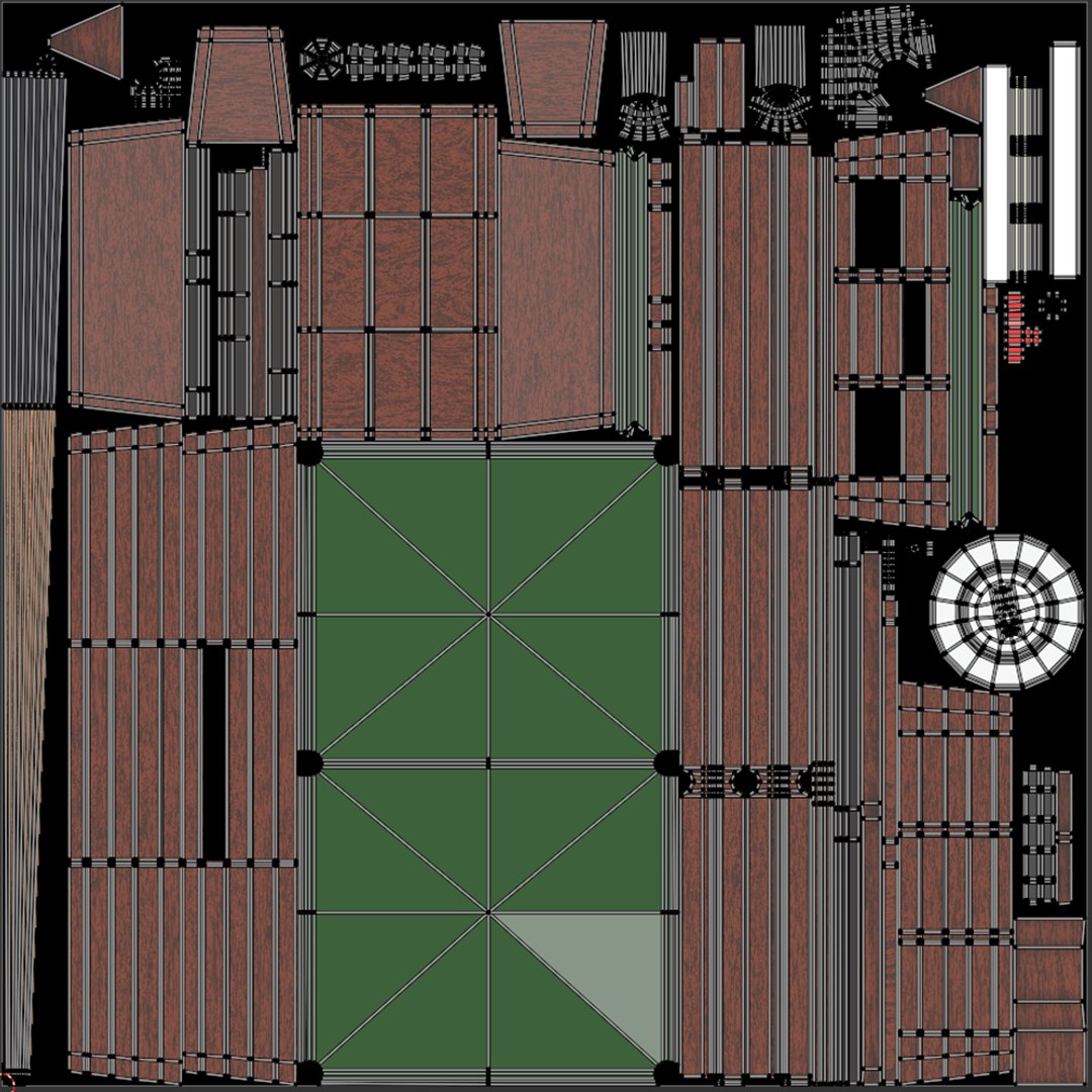 3D Pool Table - TurboSquid 1496652