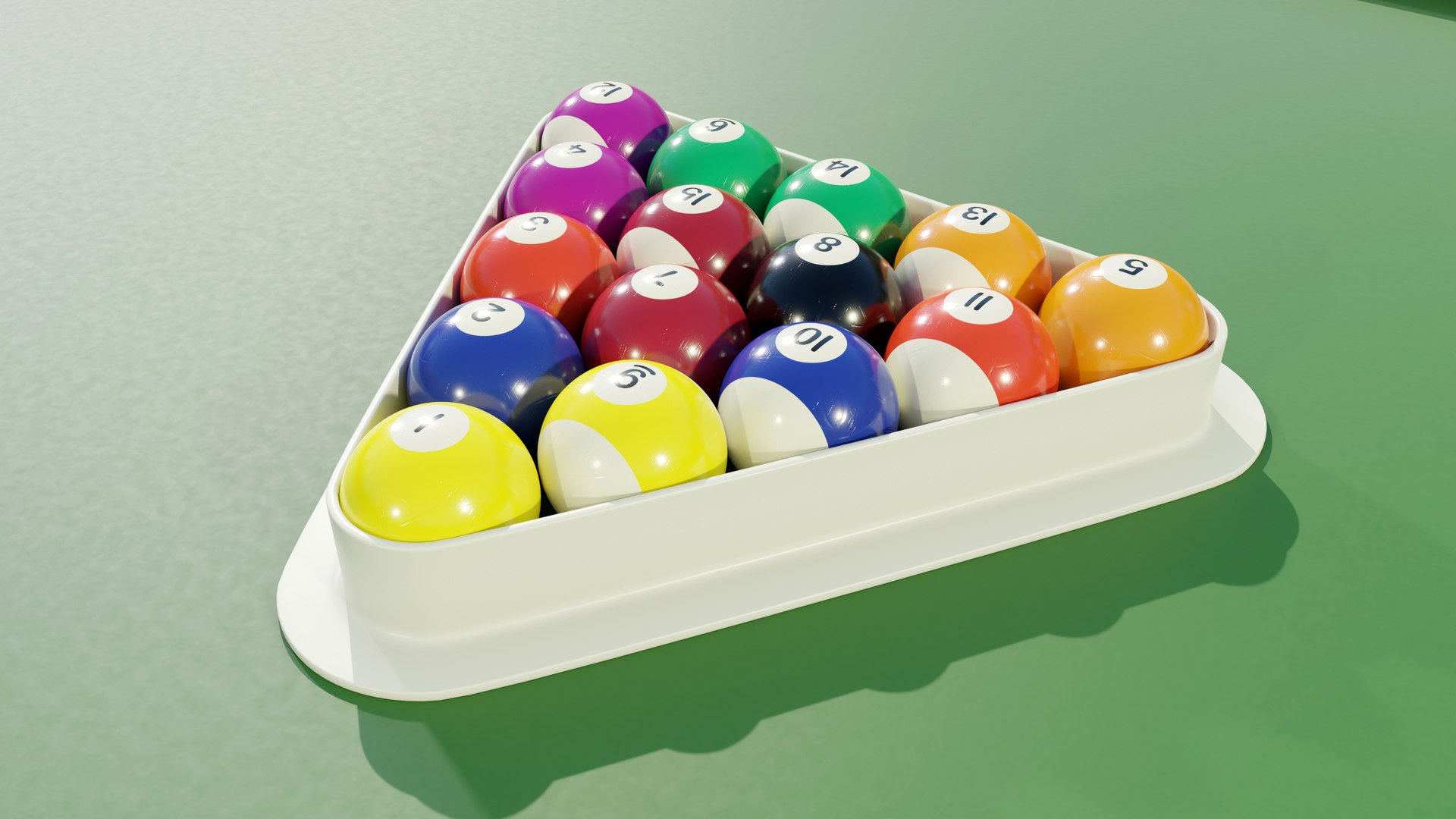 3D Pool Table - TurboSquid 1496652