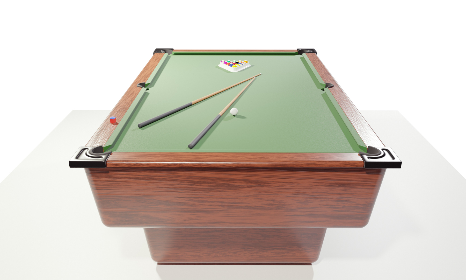 3D pool table - TurboSquid 1496652
