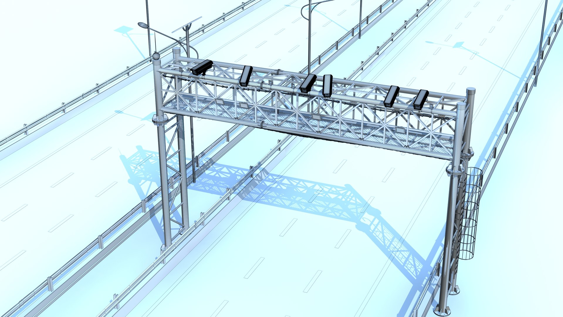 Highway Sign 3D Model - TurboSquid 2387416