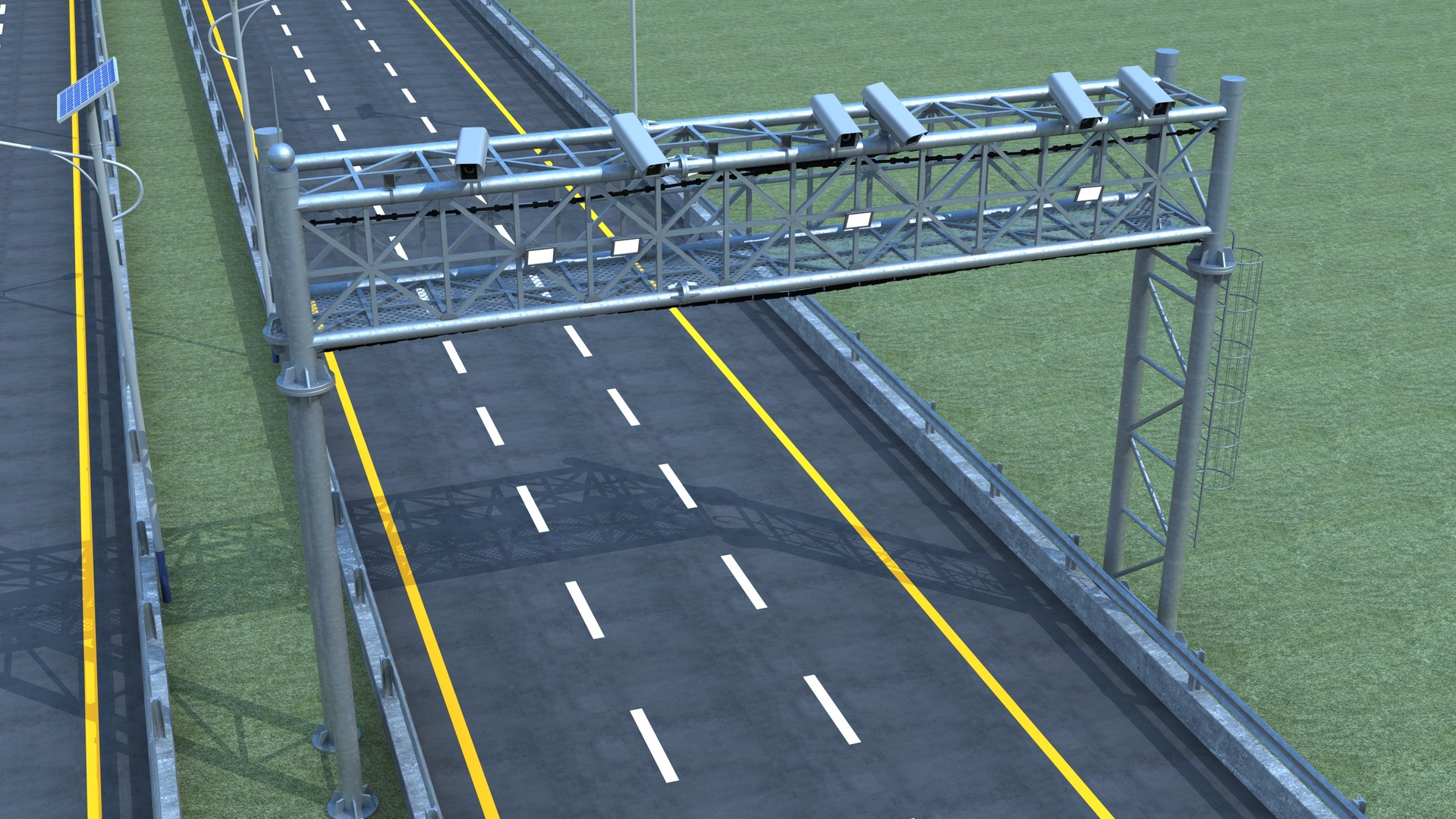 Highway Sign 3D Model - TurboSquid 2387416