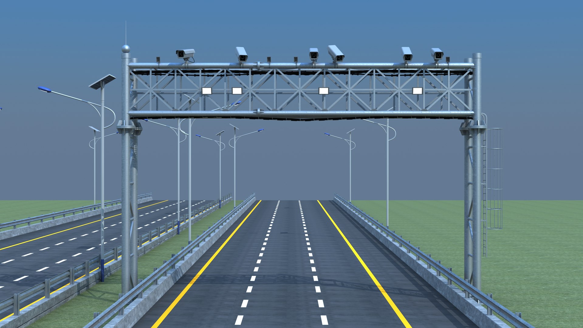 Highway Sign 3D Model - TurboSquid 2387416