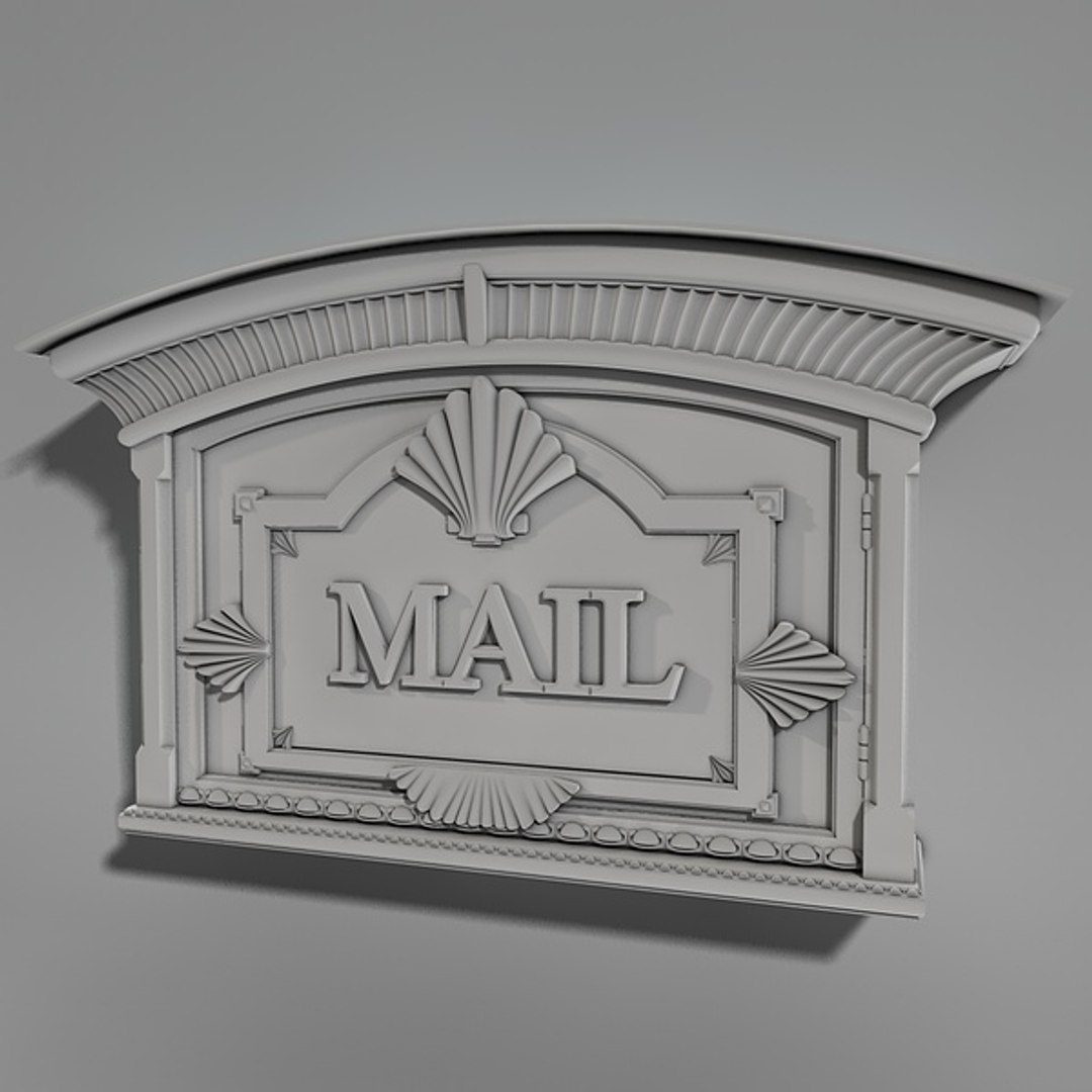 Residence Mail Box 3d Model