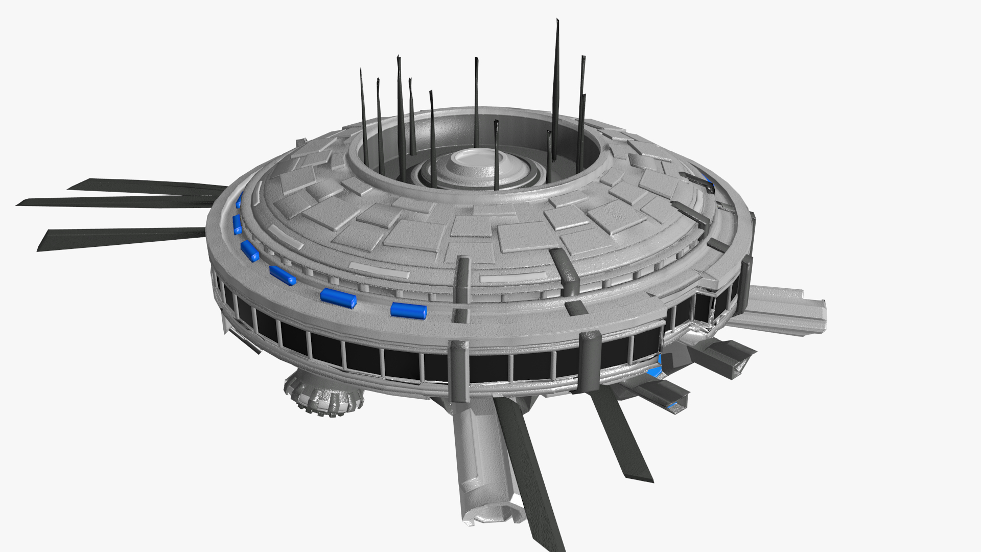 Mother Ship model - TurboSquid 1795613
