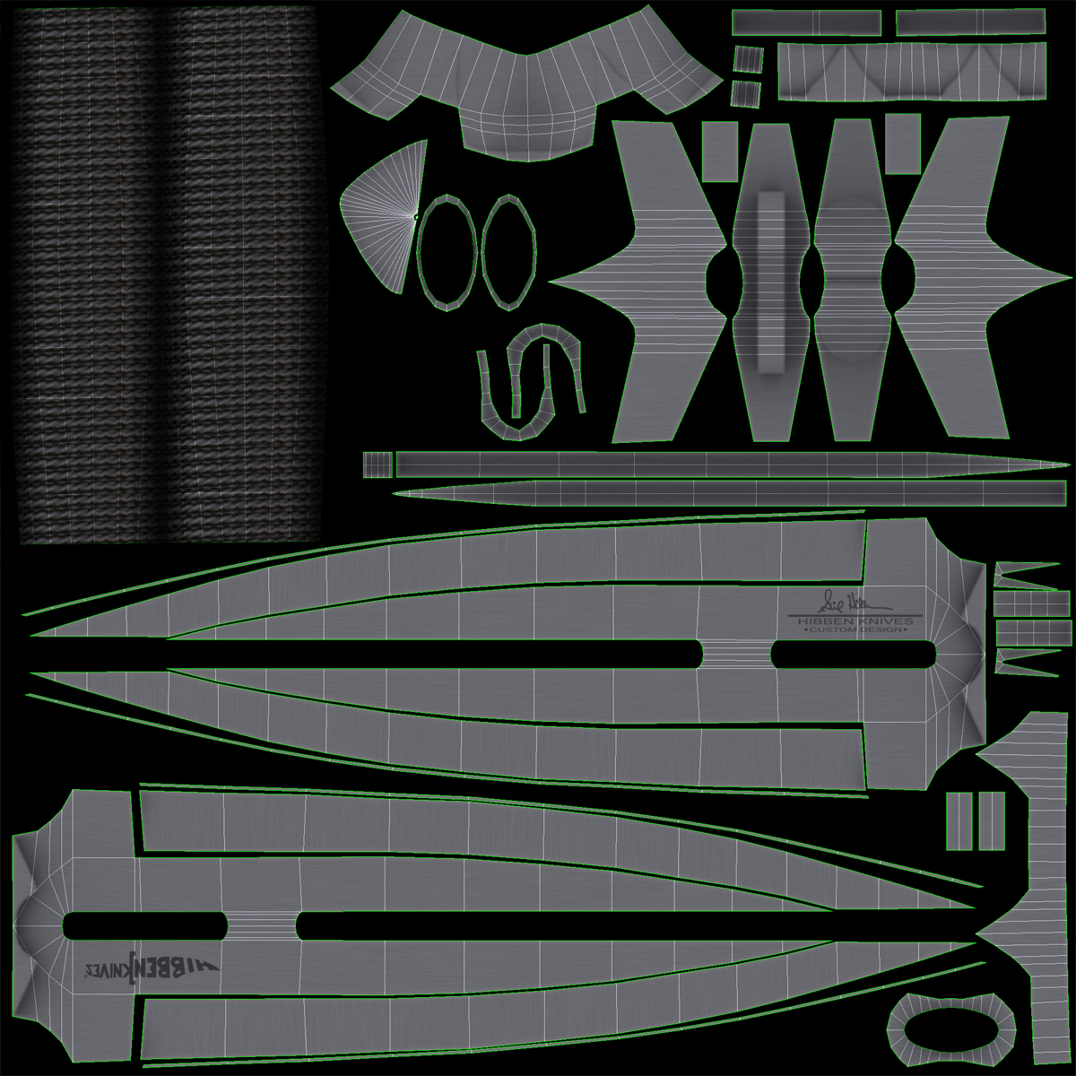 gil double shadow dagger 3d model