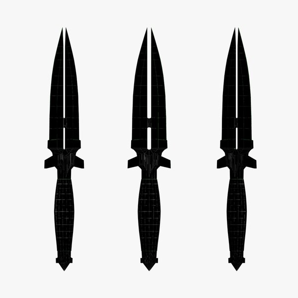 gil double shadow dagger 3d model