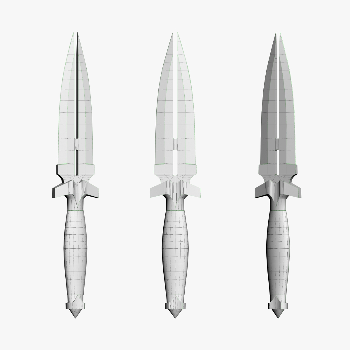 gil double shadow dagger 3d model