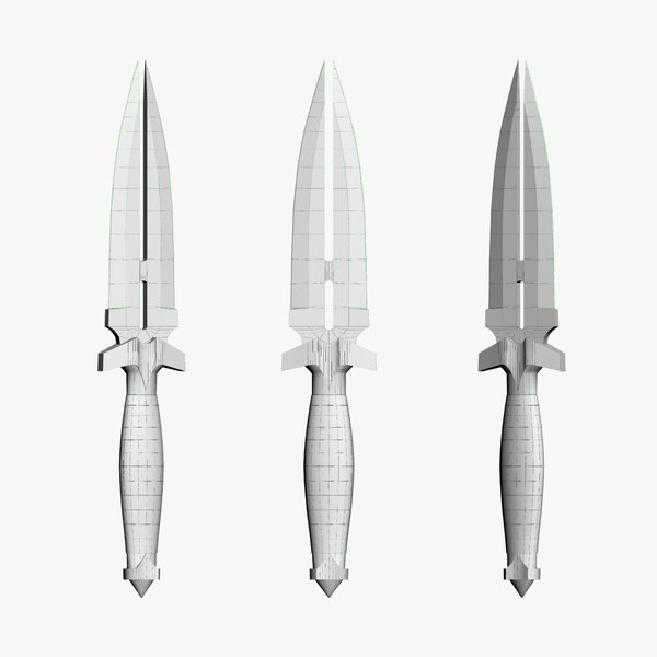 gil double shadow dagger 3d model