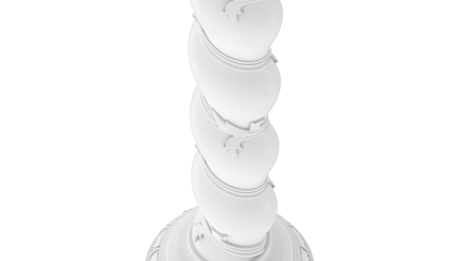3D Solomonic Column Model - TurboSquid 1618978