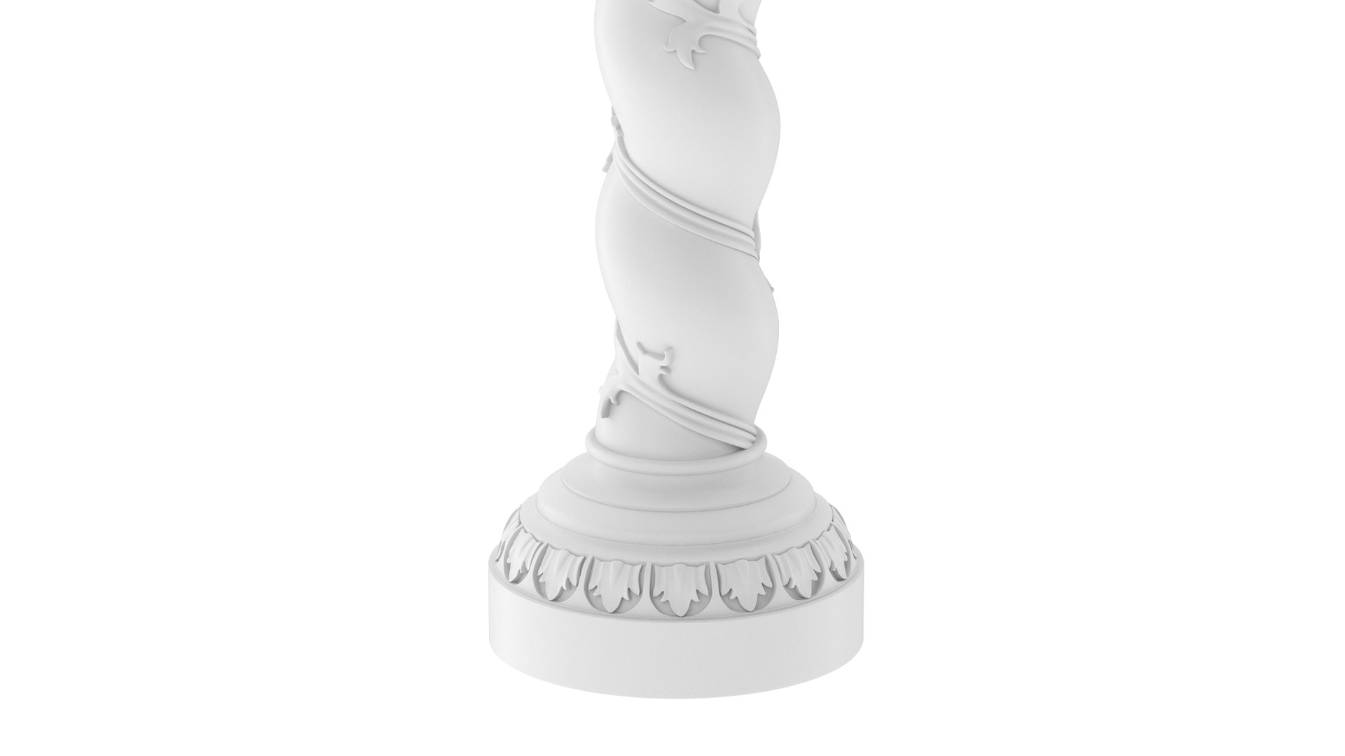 3D Solomonic Column Model - TurboSquid 1618978