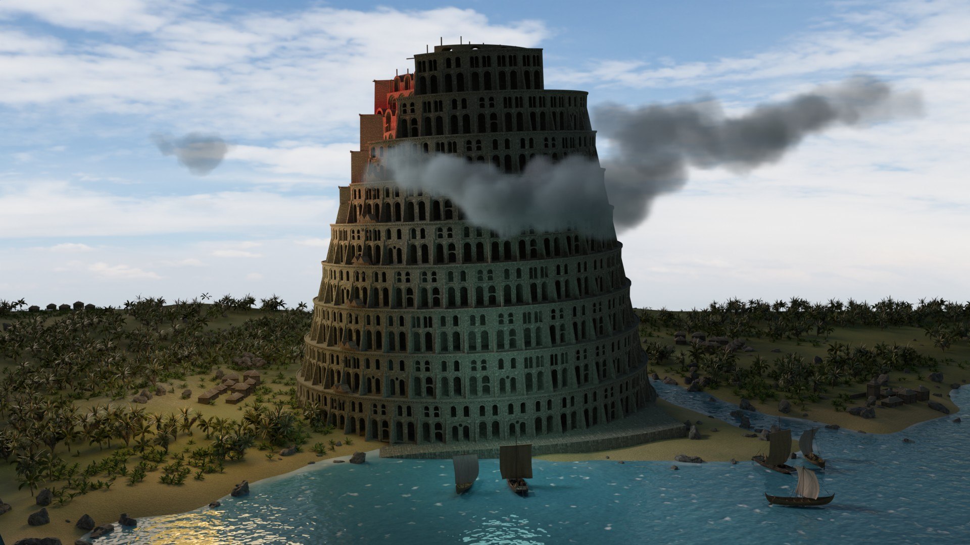 Tower Of Babel 3D - TurboSquid 2156891