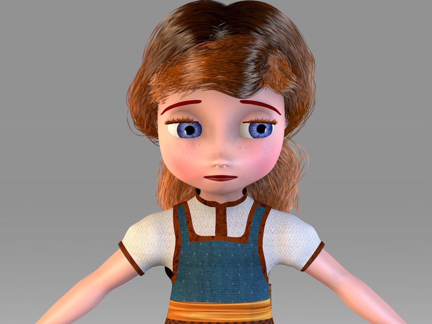 Lisa Modelled 3D Model - TurboSquid 1365791