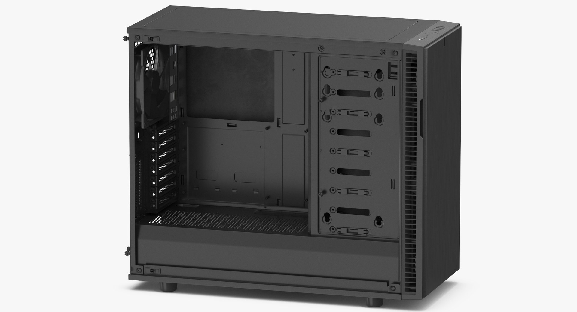 Fractal Design Define R6 3D Model - TurboSquid 1397253