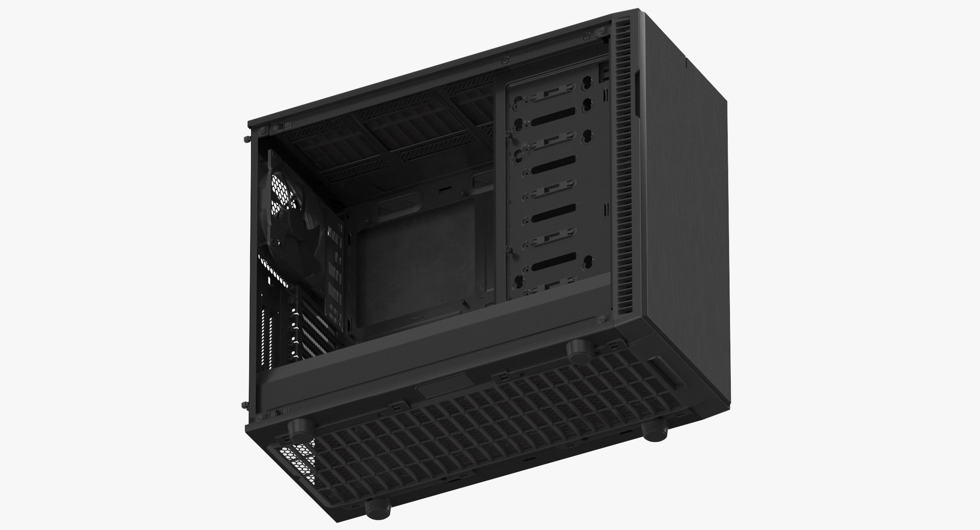 Fractal Design Define R6 3D Model - TurboSquid 1397253