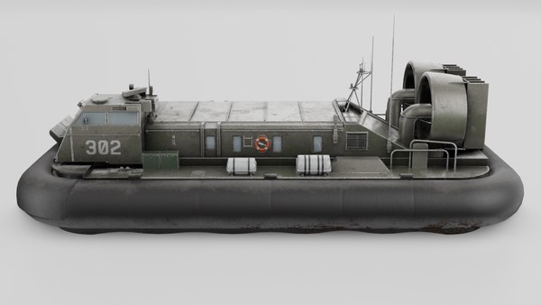 3D military hovercraft - TurboSquid 1645592