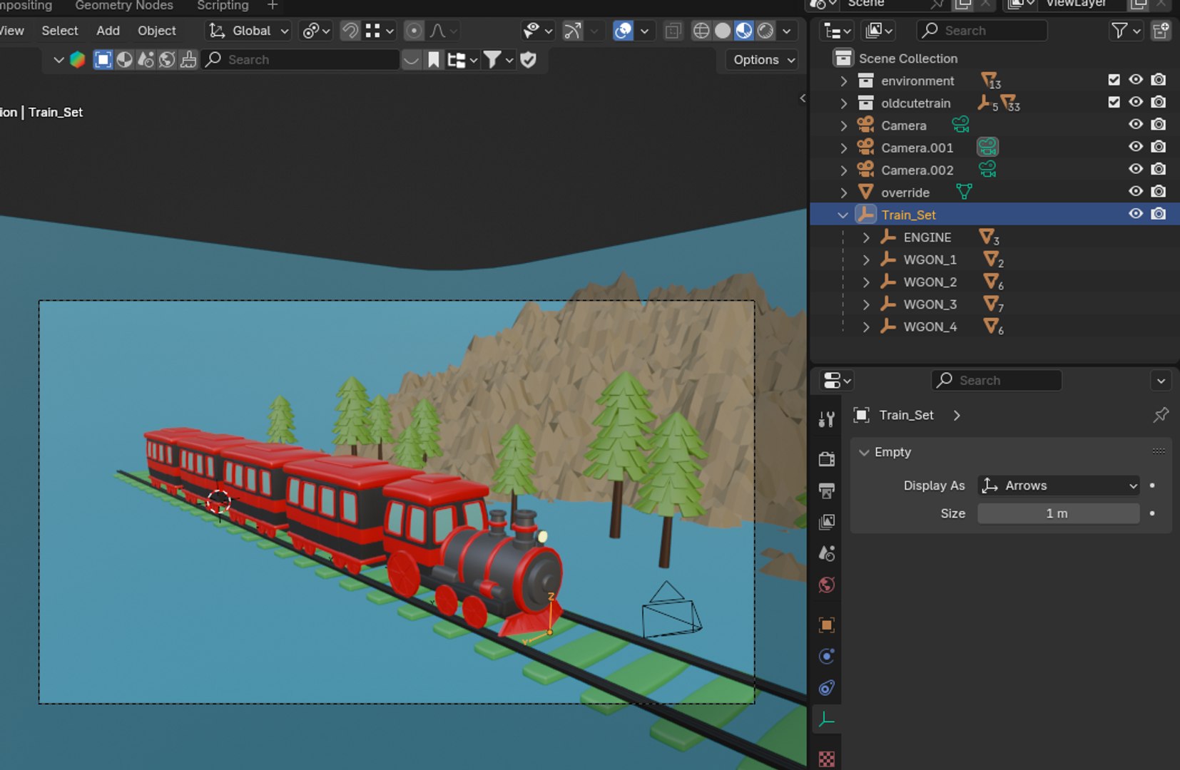 Toony Train 3D Model - TurboSquid 2337008