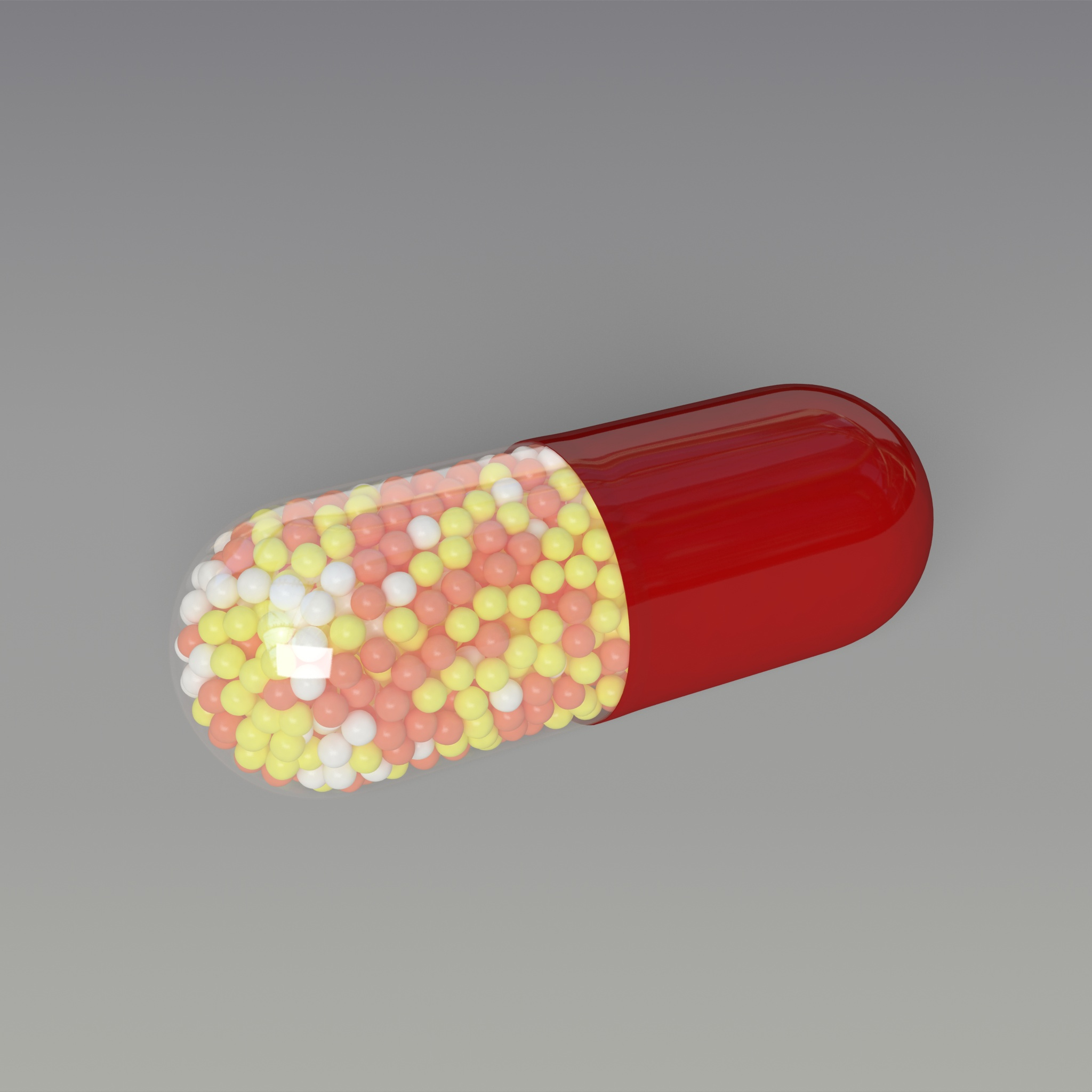 pill 3d model