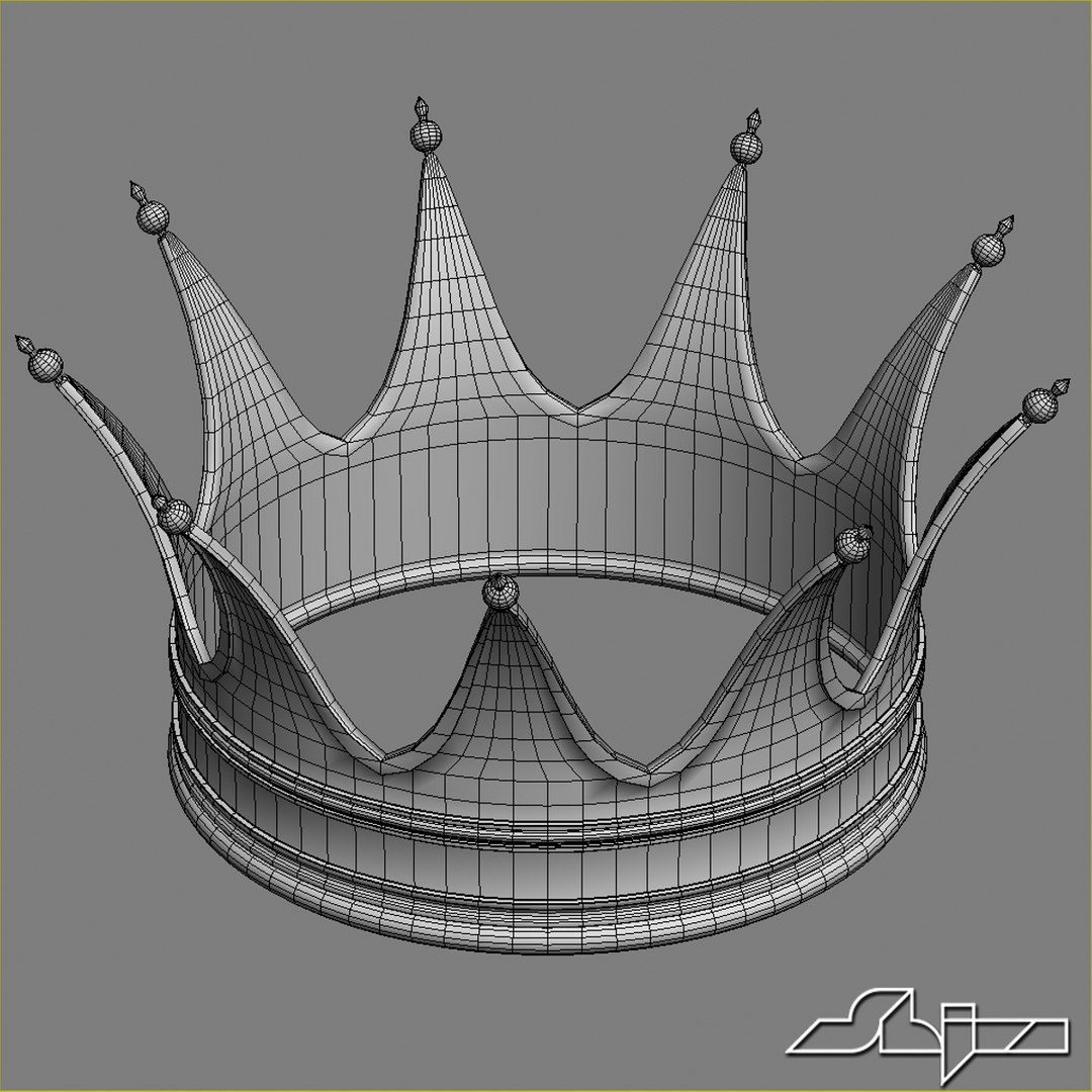 3d Crown 1 Model