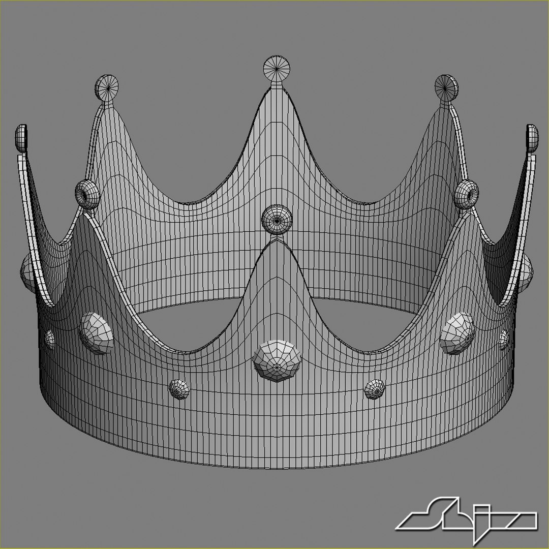 3d Crown 1 Model