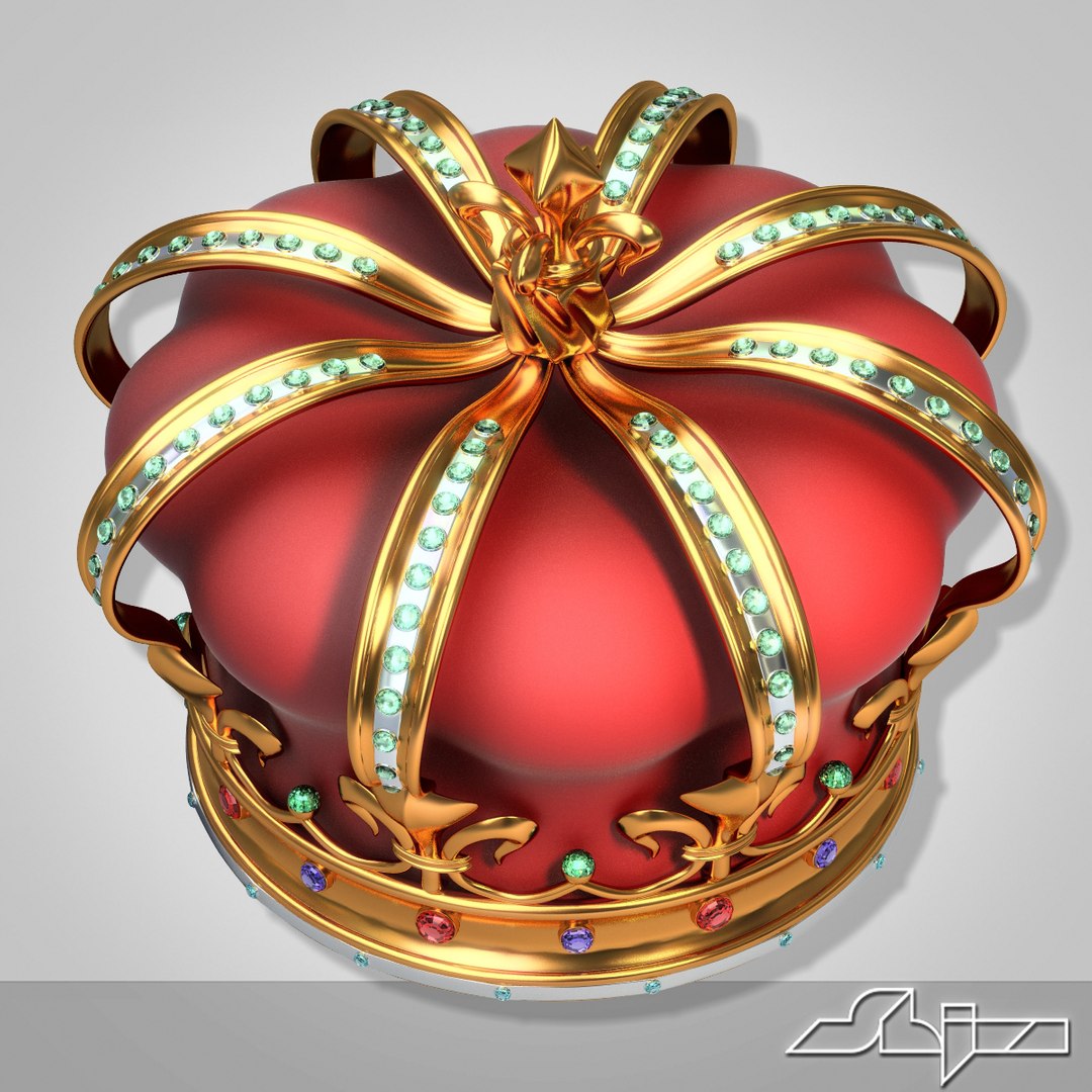 3d Crown 1 Model