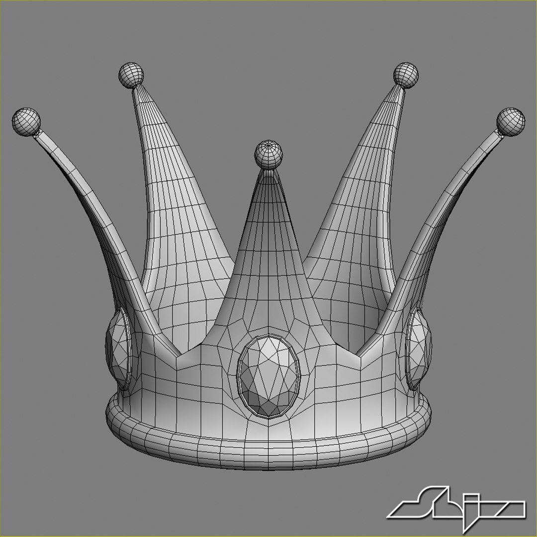 3d Crown 1 Model