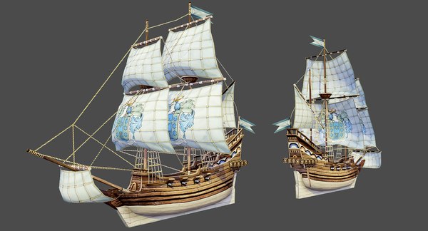 cartoon fluyt 3d model