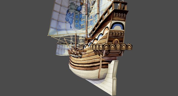 cartoon fluyt 3d model