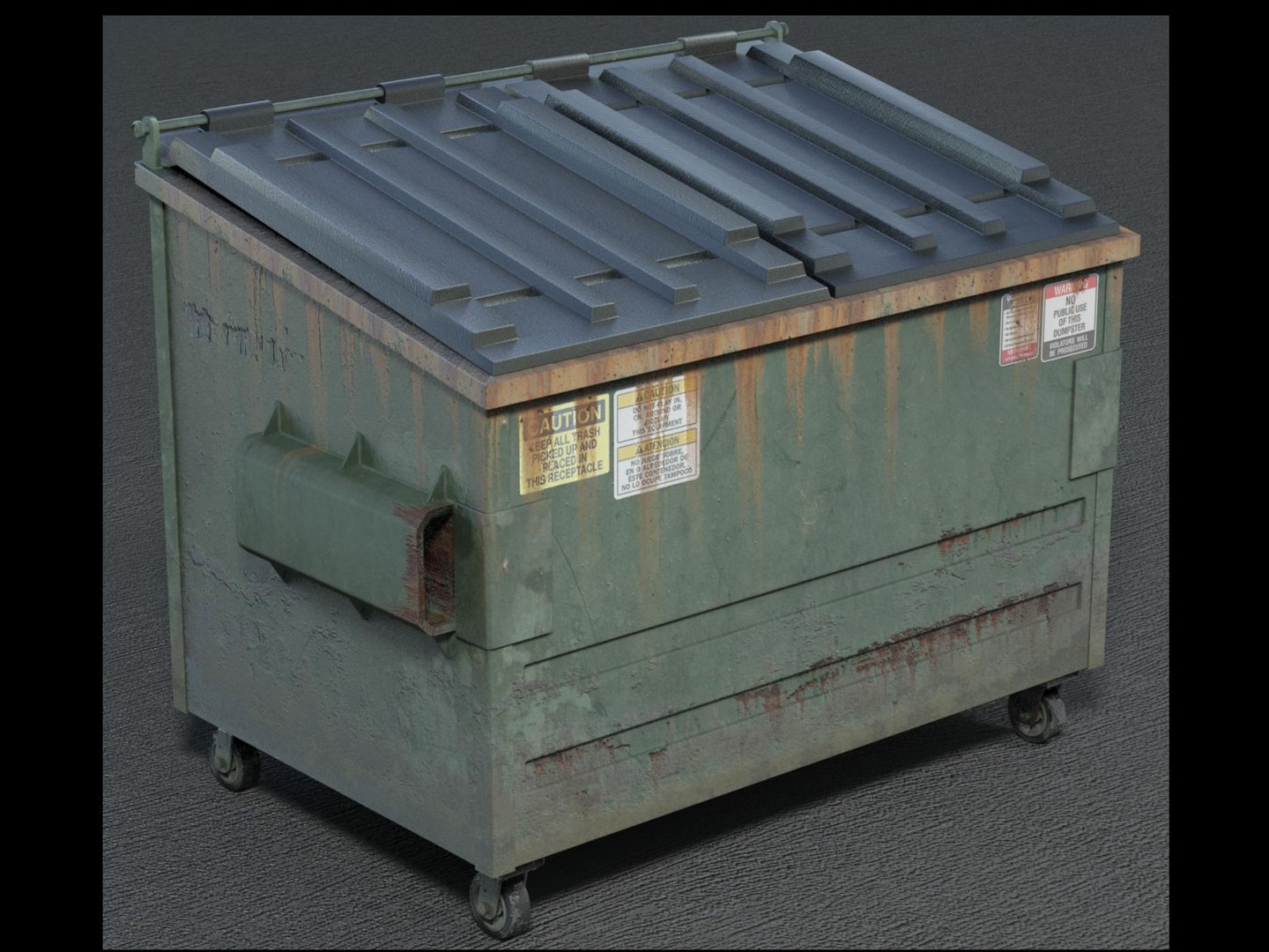 3d Model Dumpster Dump