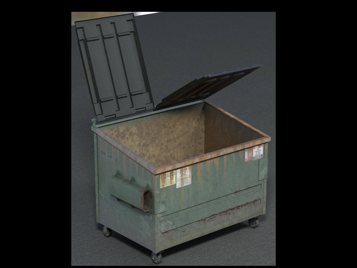 3d Model Dumpster Dump