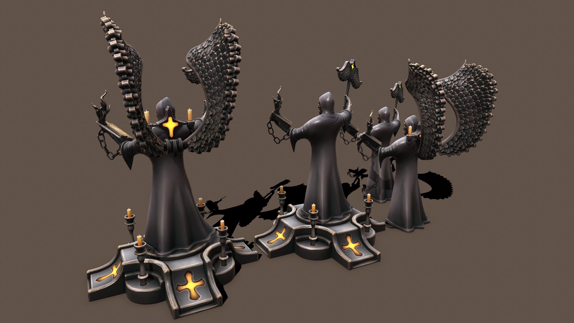 Statue Preacher 3D - TurboSquid 1523095