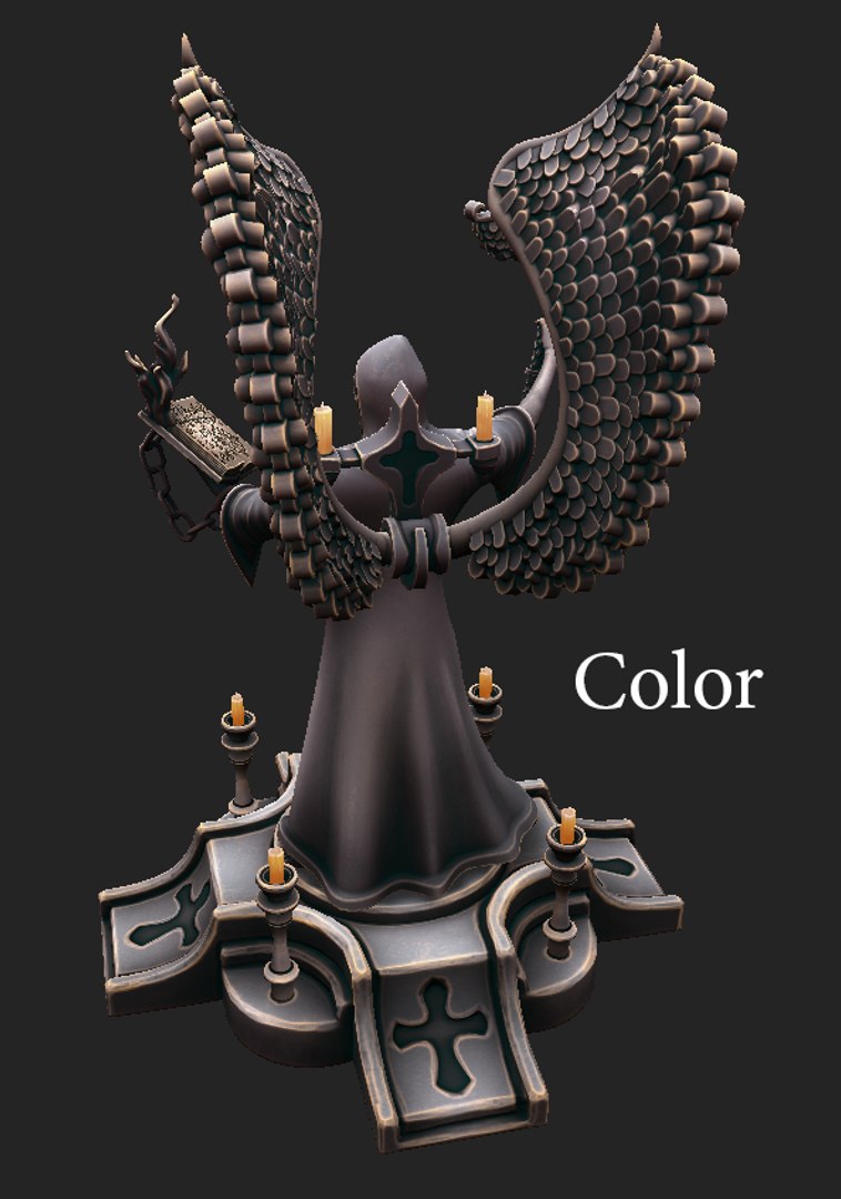 Statue Preacher 3D - TurboSquid 1523095
